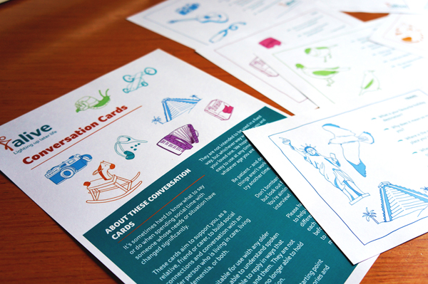 Conversation cards help build connections with people living with dementia
