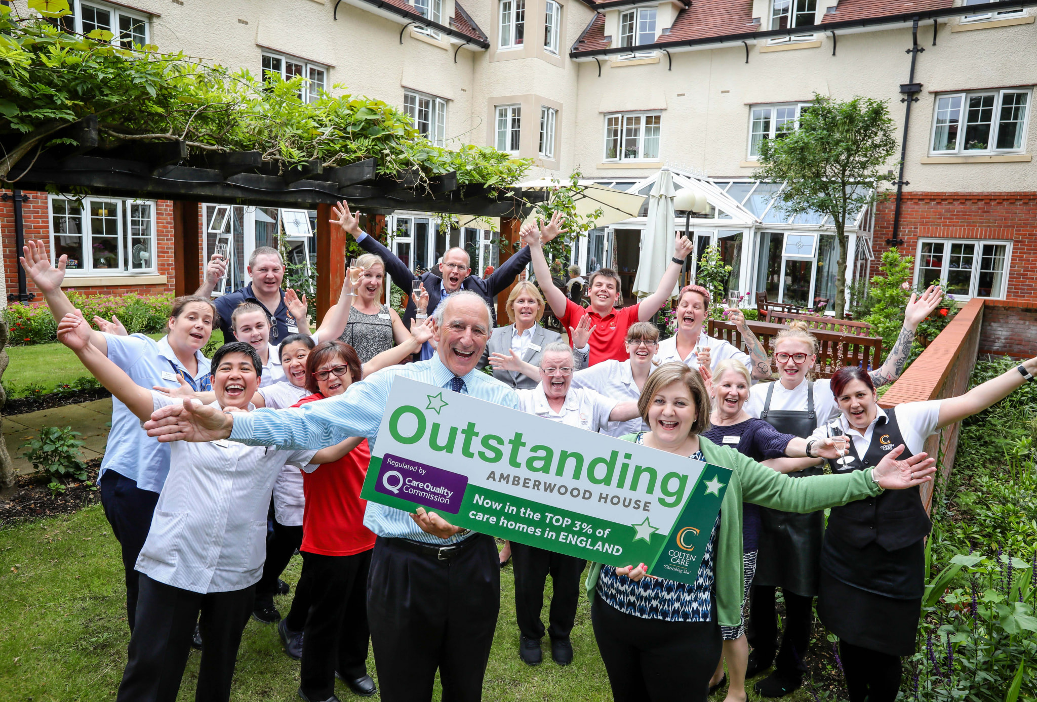 Colten Care celebrates fifth CQC ‘outstanding’ rating