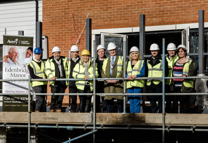 Avery Healthcare ‘tops out’ to celebrate three upcoming care homes