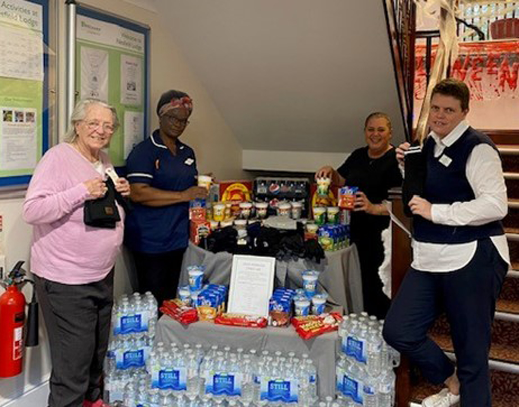 Leeds' Nesfield Lodge supports local food bank