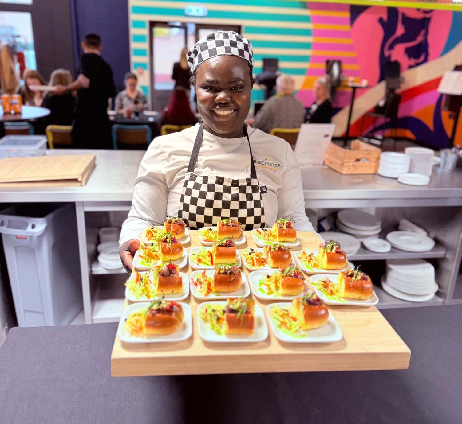 Class of 2025 graduate from Barchester’s Chef Academy